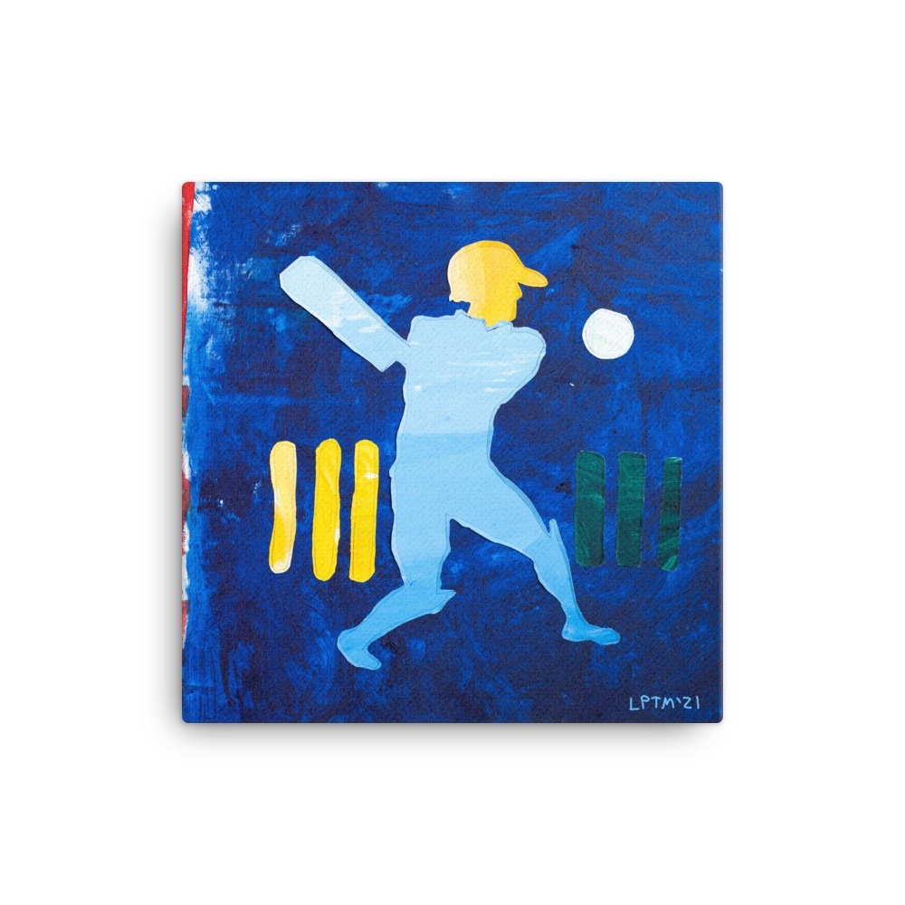 Cricket (Canvas Print) - Life Pieces to Masterpieces